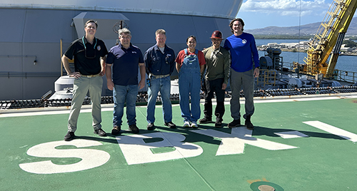 Photos: AMO Aboard the SBX-1 - American Maritime Officers