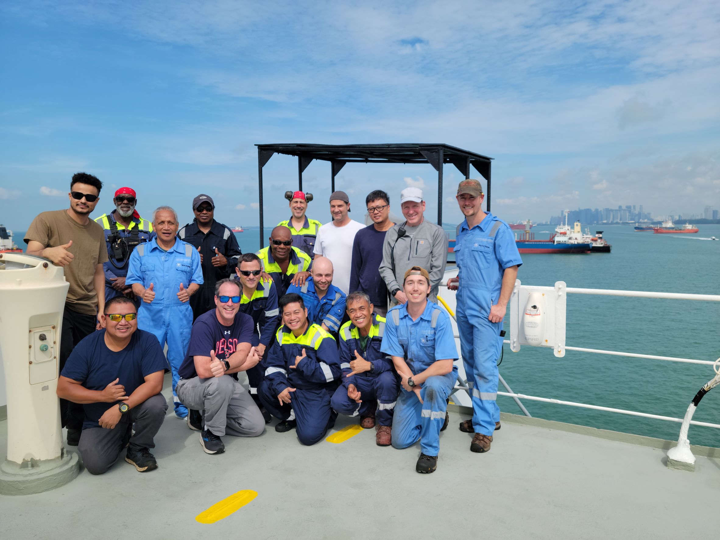 Photo: Farewell to the Maersk Michigan - American Maritime Officers