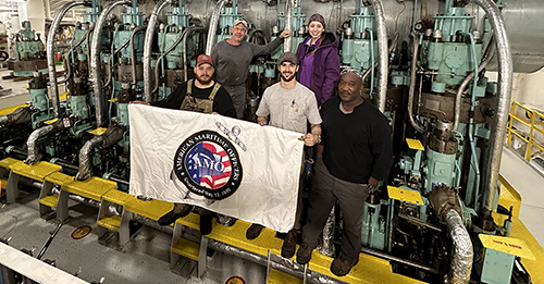 Photos: AMO aboard the M/V ARC Independence - American Maritime Officers