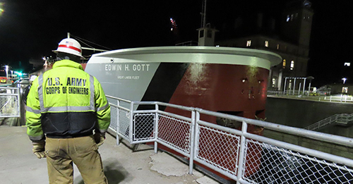 Poe Lock in Sault Ste. Marie to open early for 2024 shipping season ...