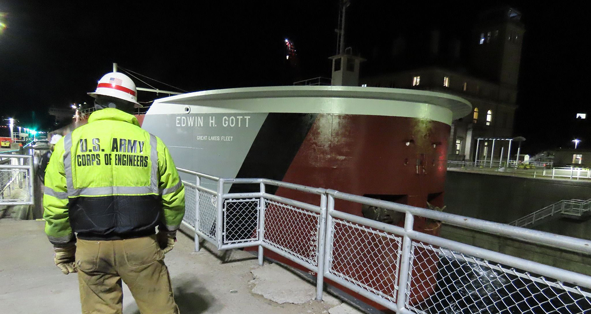 Poe Lock in Sault Ste. Marie to open early for 2024 shipping season ...
