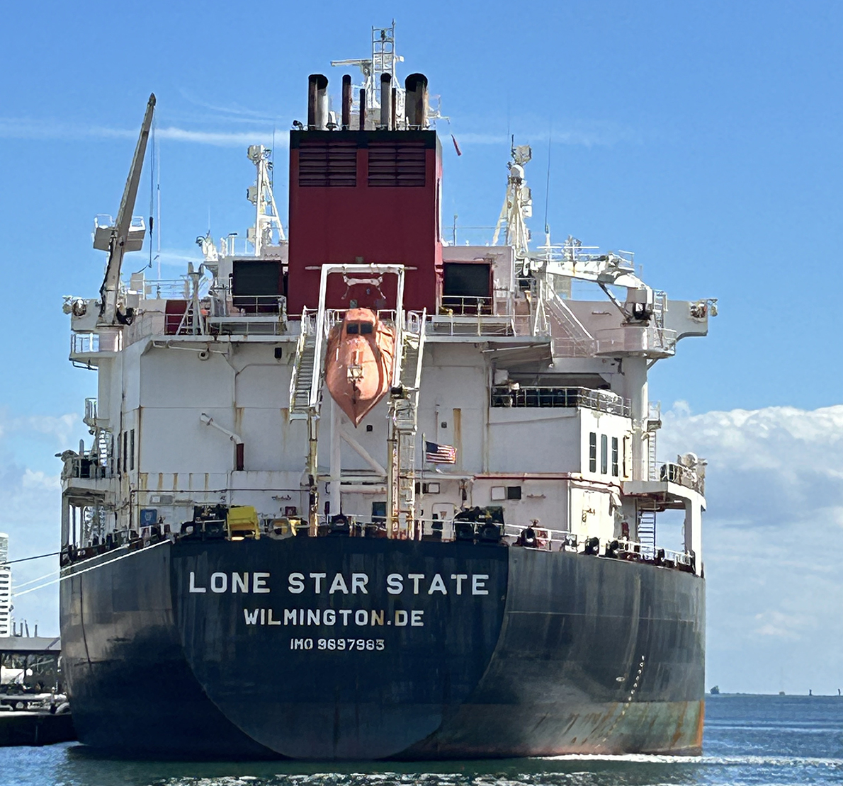 AMO aboard Jones Act tanker Lone Star State - American Maritime Officers