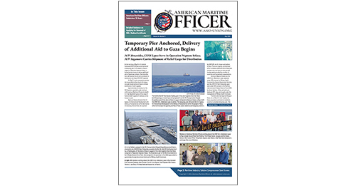 The May edition of the American Maritime Officer is available online ...