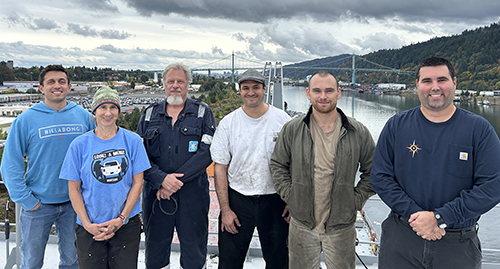 Photos: AMO Crews Working Aboard LMSRs - American Maritime Officers