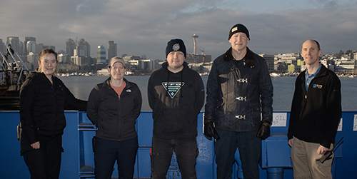 Photo: AMO Aboard the USNS Wheeler - American Maritime Officers