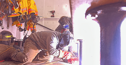 Photos: AMO Members Put in Work at Sea - American Maritime Officers