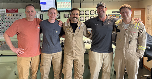 Photo: AMO Aboard the Evergreen State - American Maritime Officers